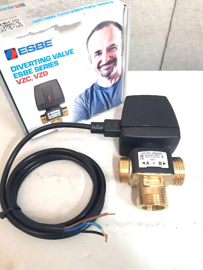 VALVOLA DI ZONA ESBE MOTORIZZATA VZC162 DA 3/4" 43060800 V220 A BOCCHE ...